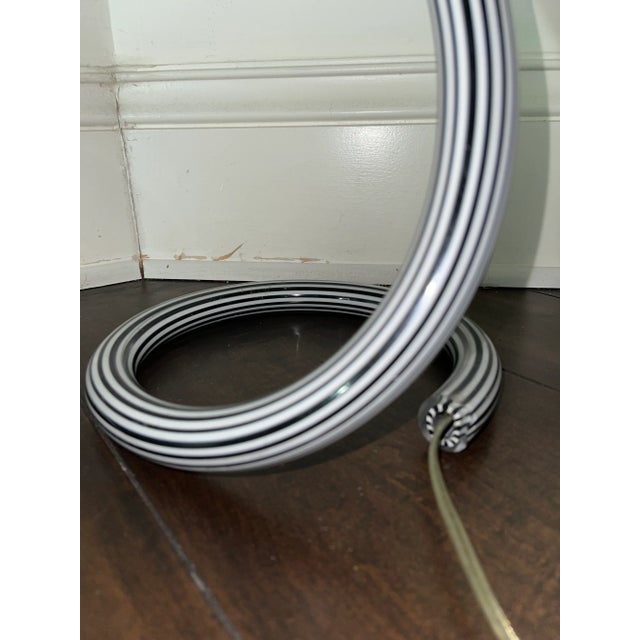 1970s Mid Century Chrome & Acrylic Snake Desk Lamp | Chairish