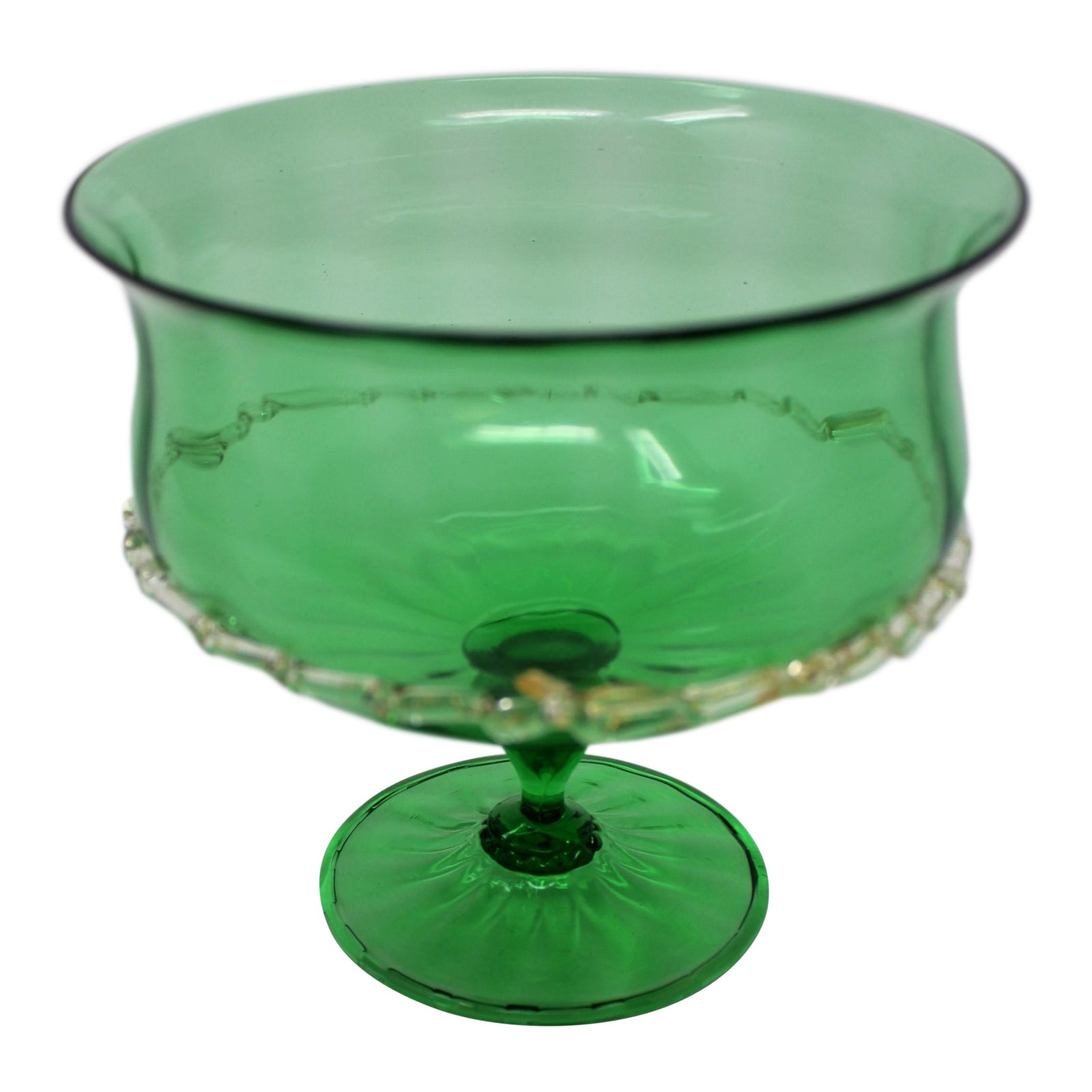 Vintage Murano Glass Candy Bowl | Chairish