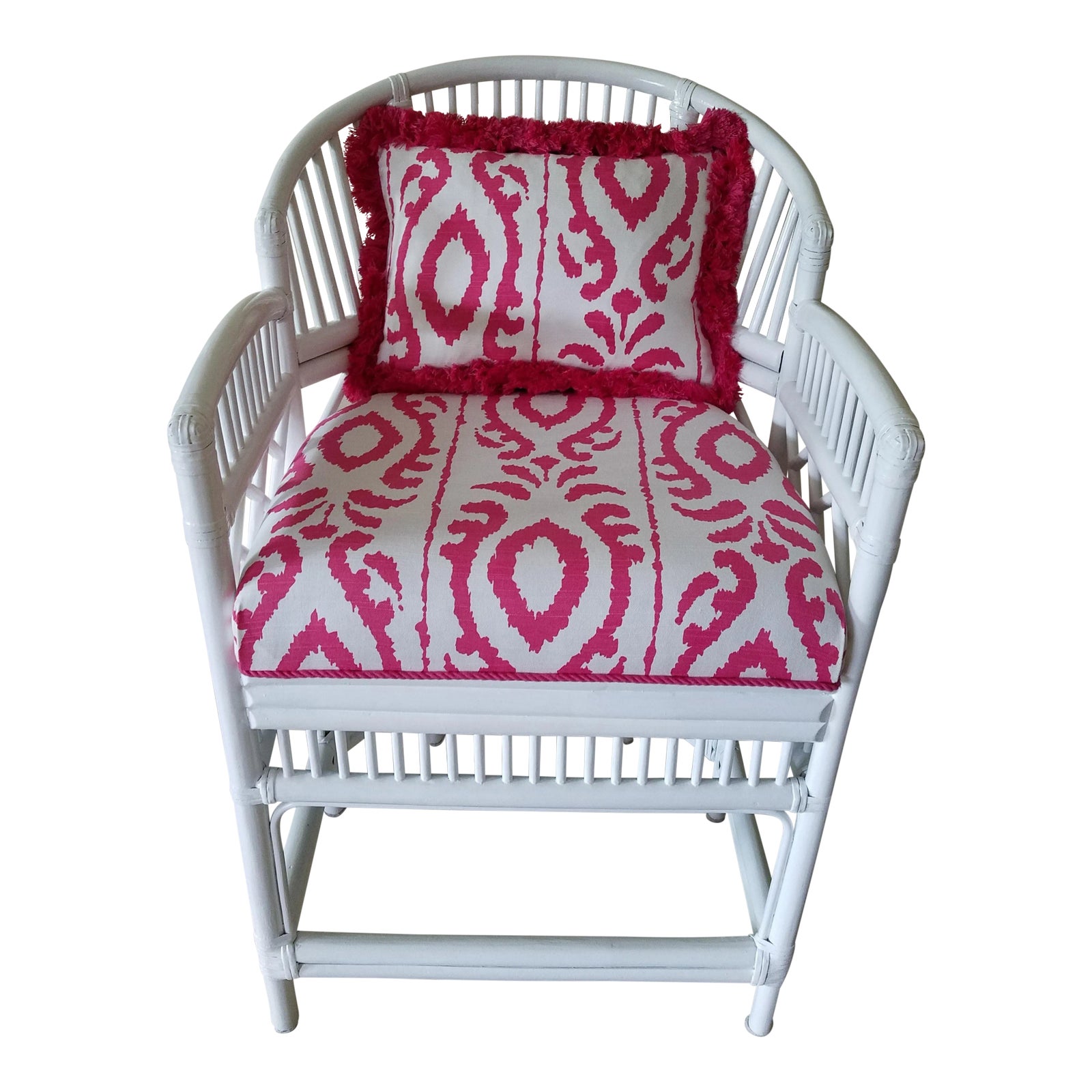 Brighton Style Chippendale Bamboo Side Chair | Chairish