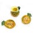 1950's Mid Century Kitsch Hand Painted Ceramic Pineapple Serving Set - 3 Pieces | Chairish