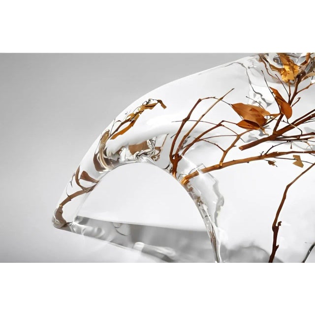 Branched Low Back Transparent Chair | Chairish