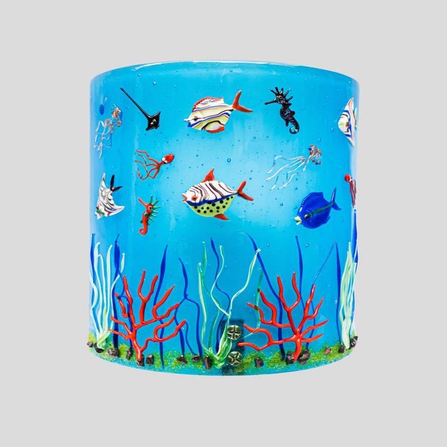 Vintage Murano Glass Aquarium Wall Lights, 1970s, Set of 2 | Chairish