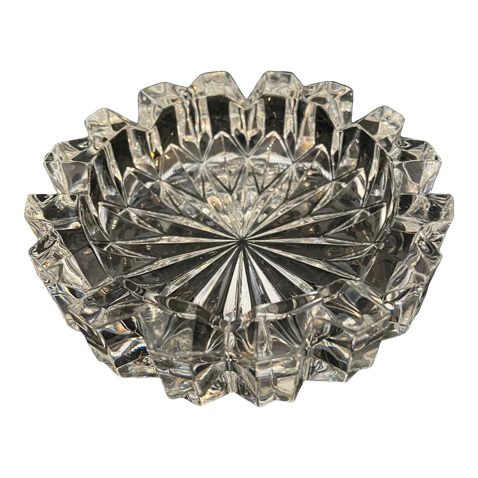 Vintage Mikasa Hoya Crystal Ashtray | Chairish