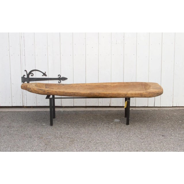Antique Naga Wooden Trough Table | Chairish