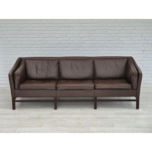 1970s, Danish Design by Georg Thams for Grant Møbelfabrik, 3 Seater Sofa in Original Condition ...