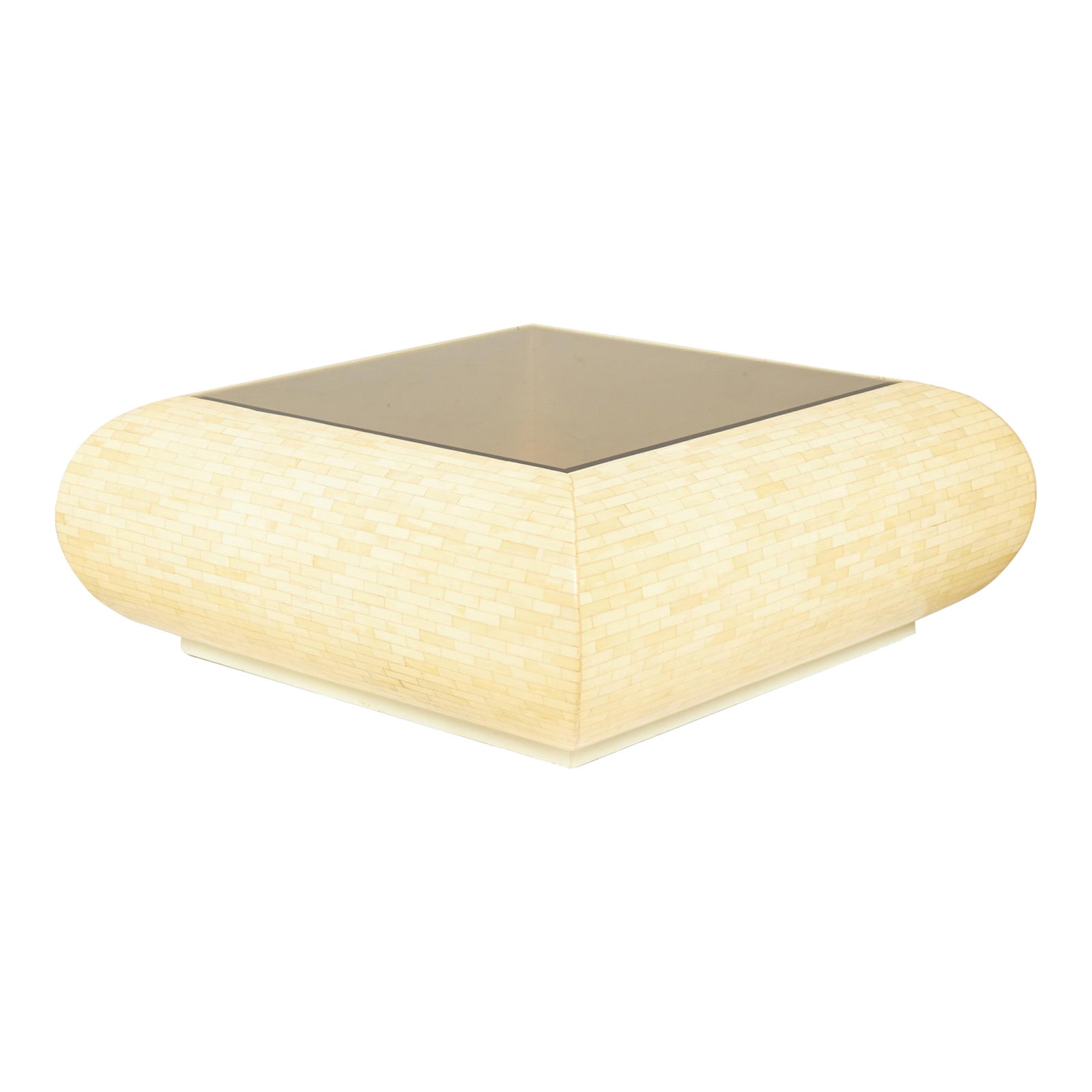 Enrique Garcés Colombian High Style 'Bull Nose' Bone Veneer Coffee ...