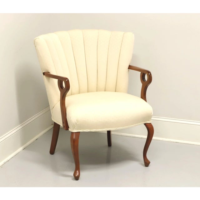 Mid 20th Century French Provincial Style Channel Back Accent Chair ...