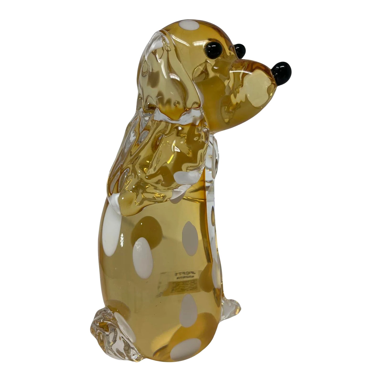 Murano Glass Puppy | Chairish