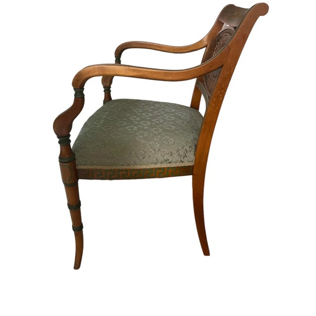 1950s Adams Style Neoclassical Hollywood Regency Chair | Chairish