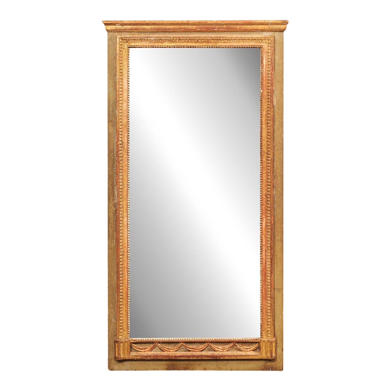 French Painted Mirror, 19th Century | Chairish