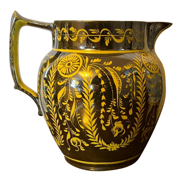 Antique Early 19th Century English Regency Staffordshire Silver Luster ...