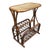 Mid 20th Century Boho Chic Cane & Rattan Side Table W/Magazine Rack ...