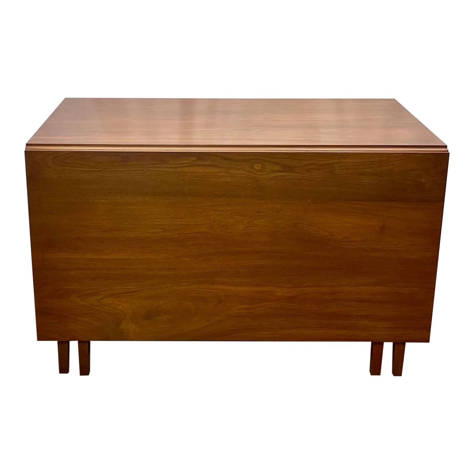 Vintage Traditional Chippendale Style Solid Cherry Drop Leaf Gate Leg ...