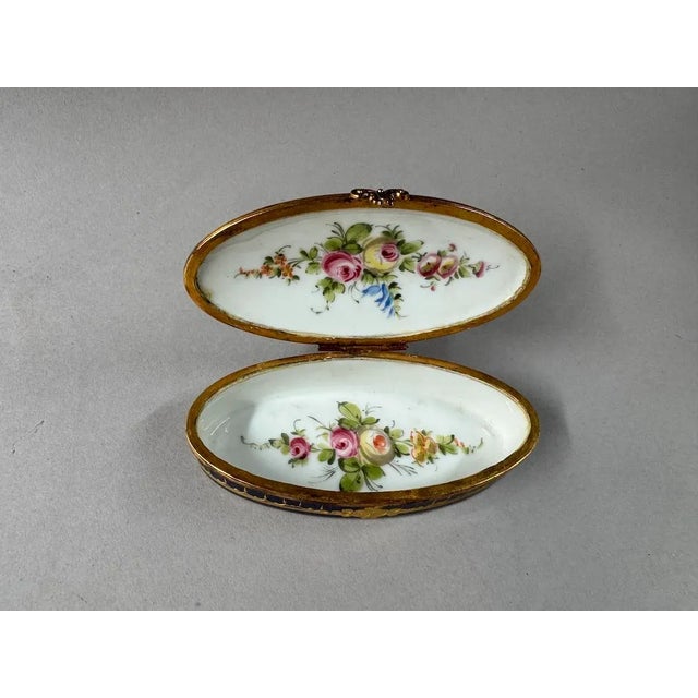 Original Antique French 19th Century Sevre Porcelain Box | Chairish