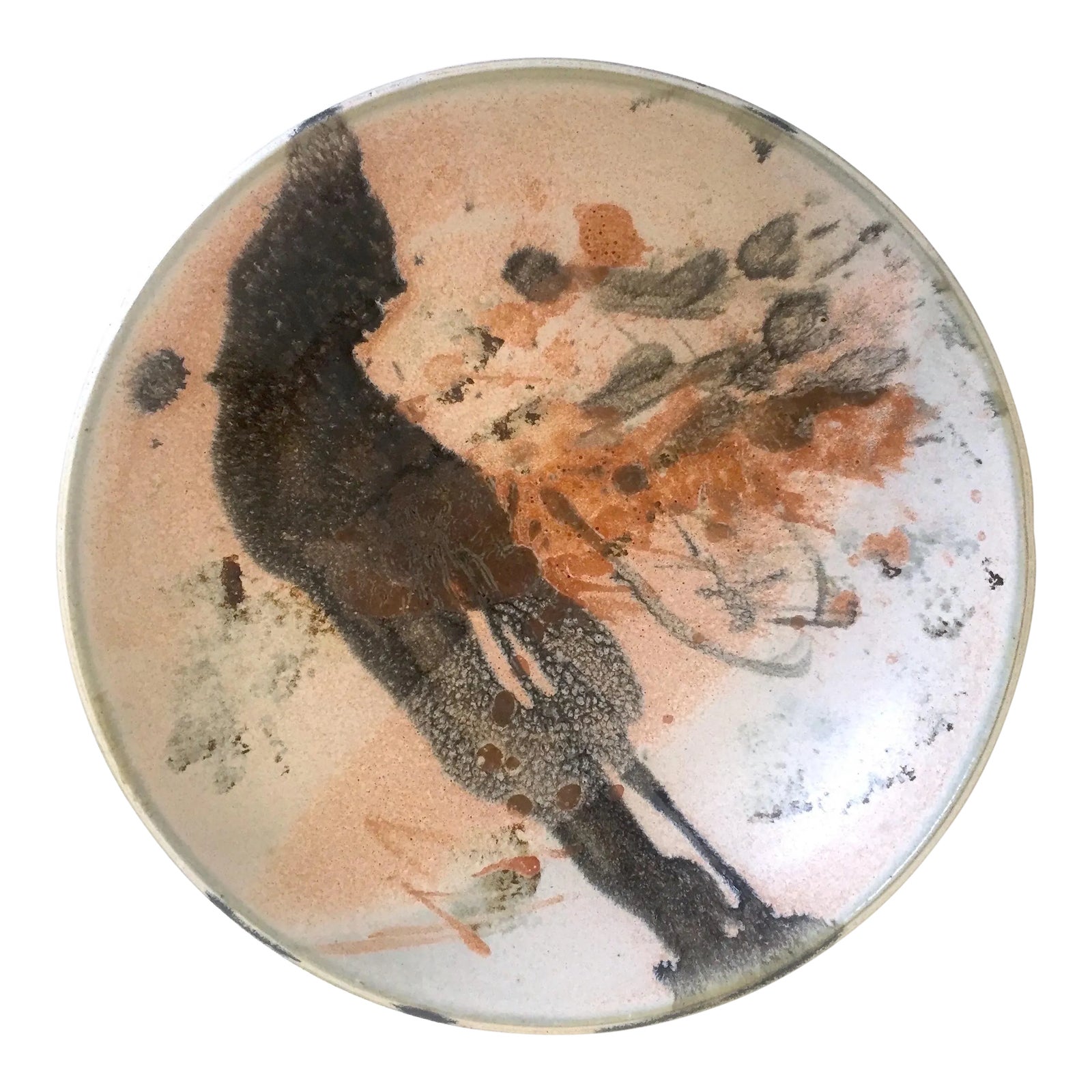 Vintage Mid Century Modern Studio Pottery Abstract Expressionist Signed ...