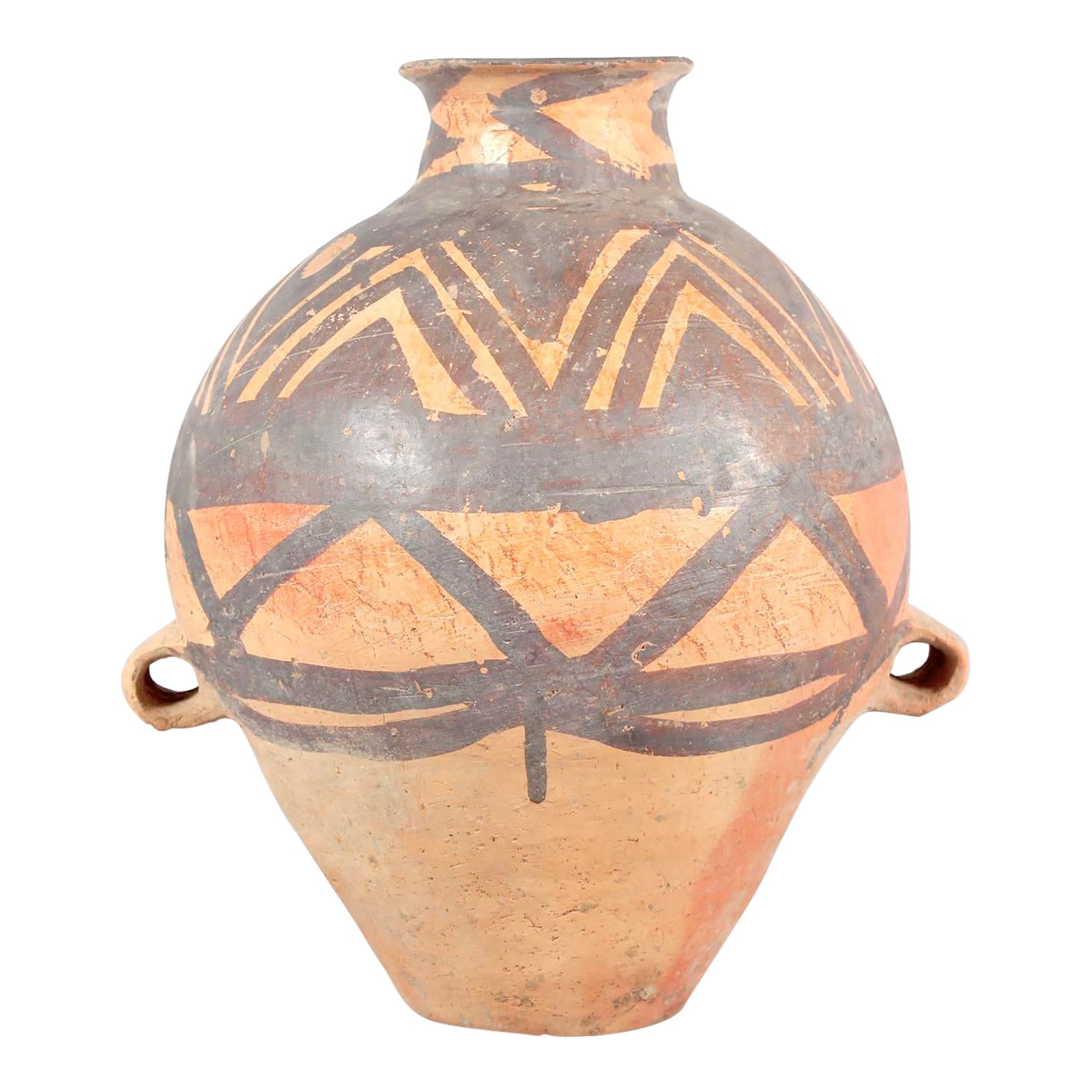 Chinese Neolithic Painted Pottery Jar, Machang Period #8 | Chairish