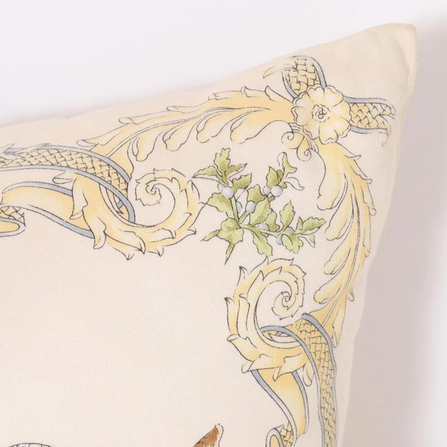 Pair of Jim Thompson British Colonial Style Silk Pillows With Elephants ...