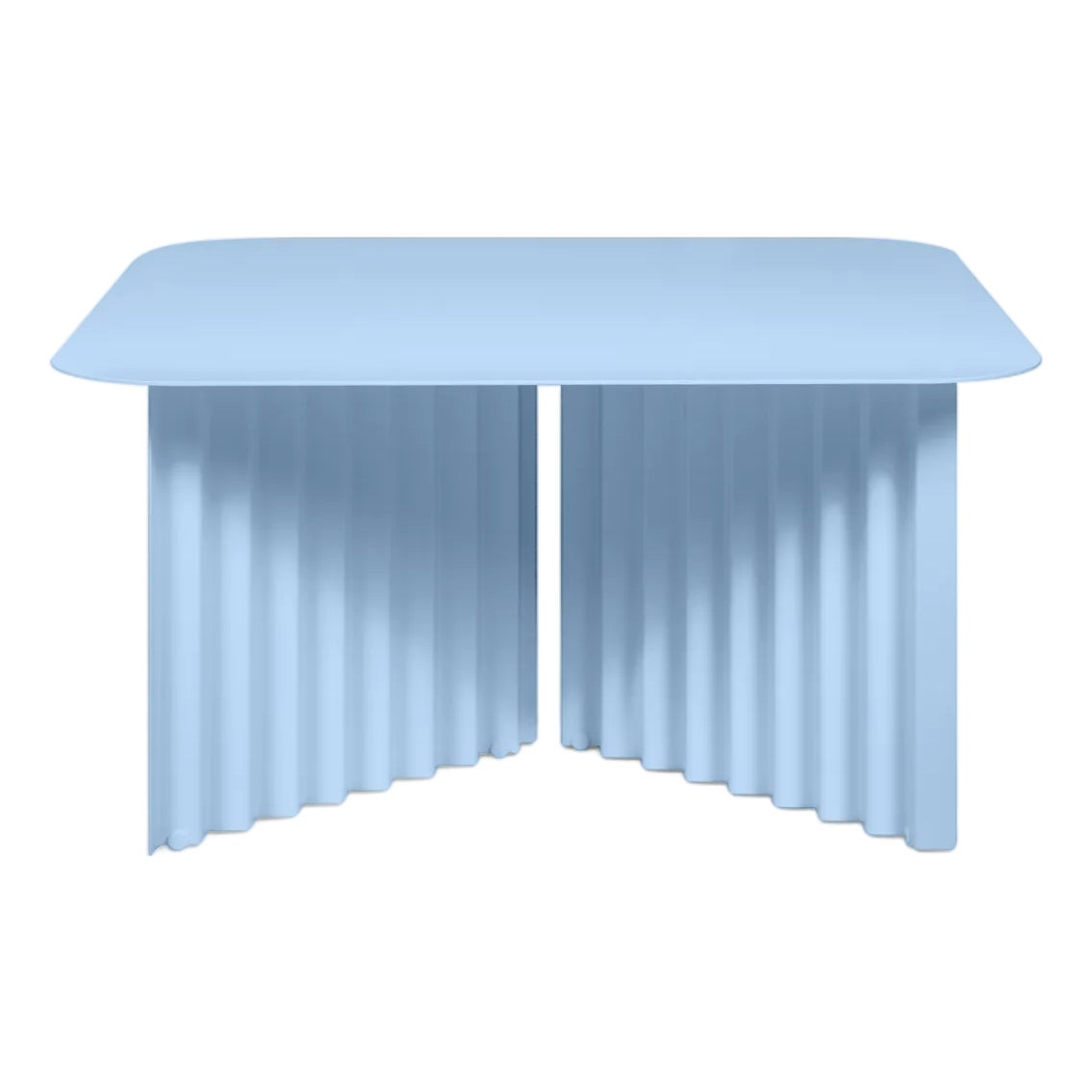 RS Barcelona Plec Medium Rectangular Steel, Baby Blue | Chairish