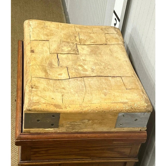 1920s/1930s European Butcher Shop Chopping Block / Island | Chairish