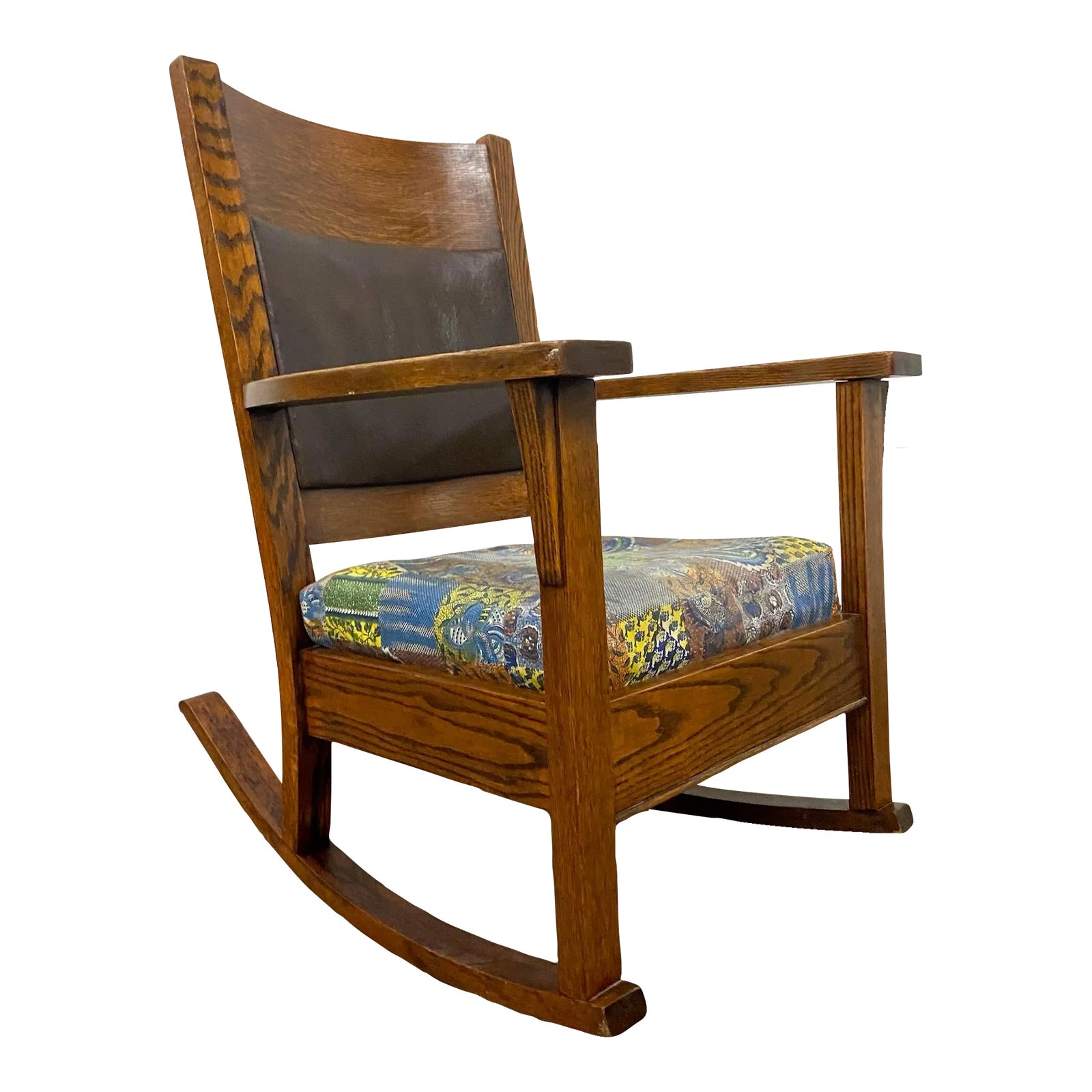 Antique Mission Oak Arts and Crafts Chittenden & Eastman Co Square ...