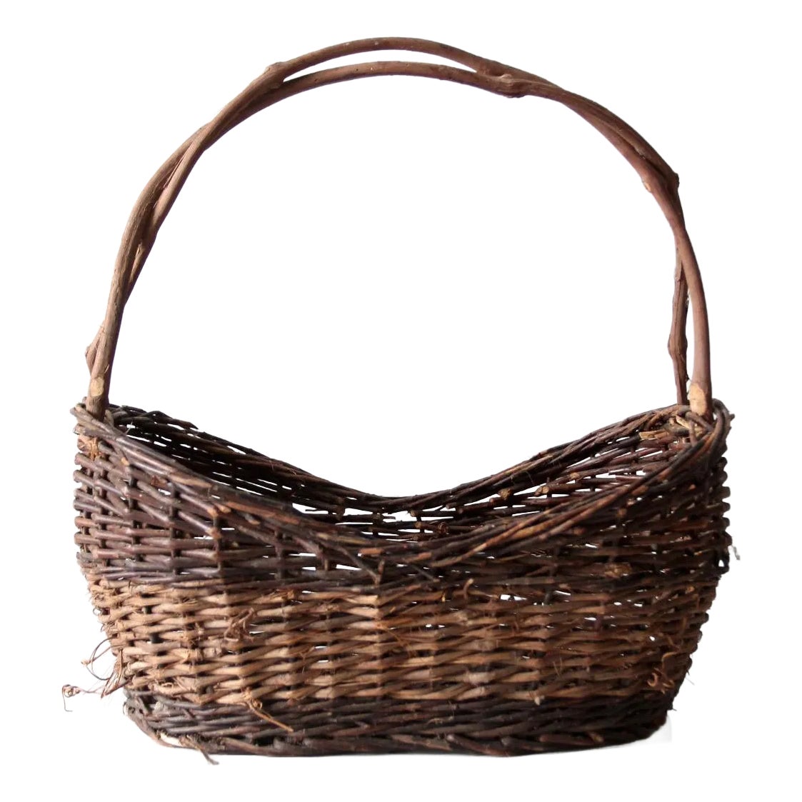 Vintage Wicker Basket | Chairish
