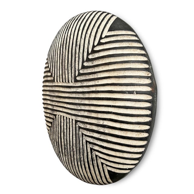 Vintage Zulu Round Shield Wall Decor | Chairish