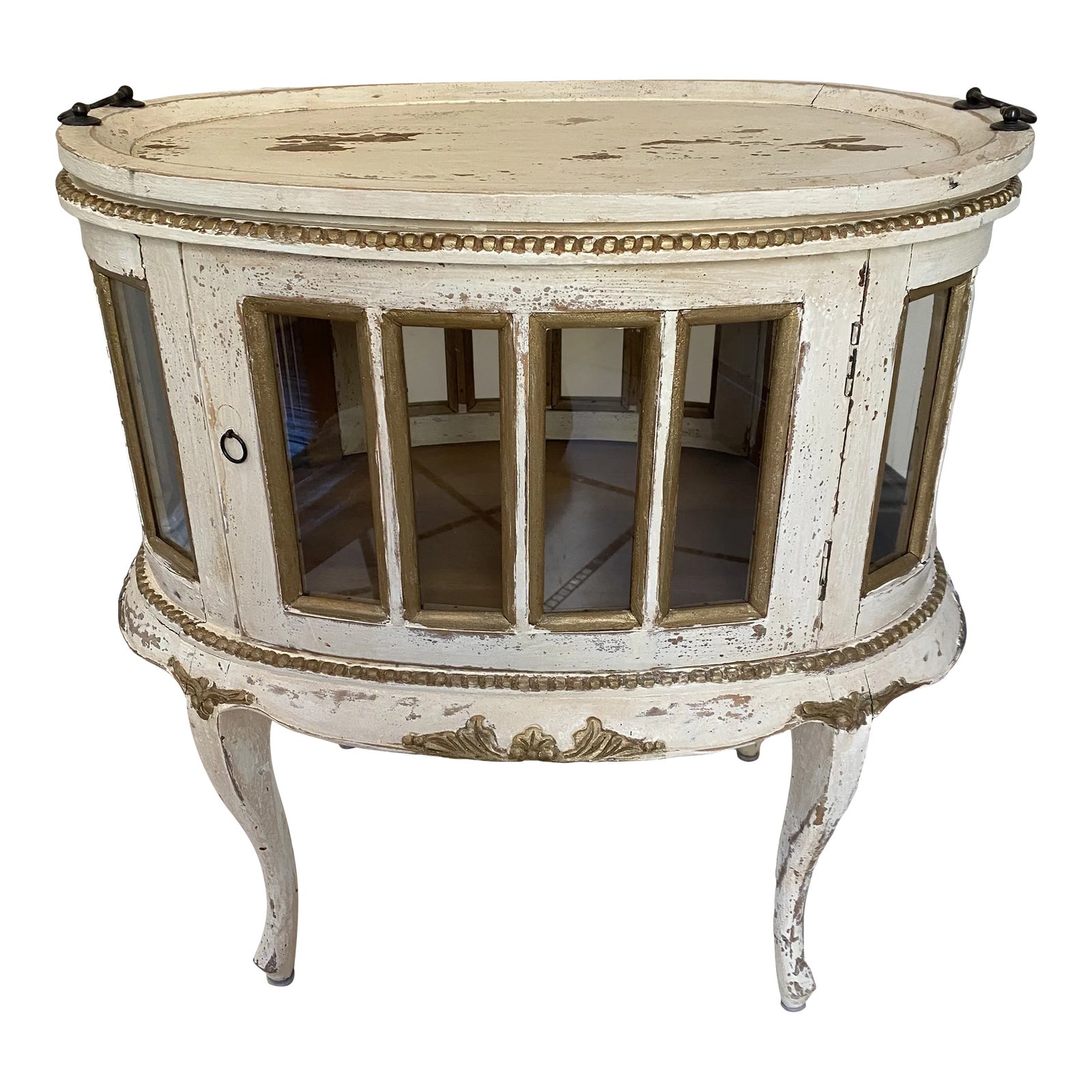 1970s Vintage Oval Tea Table | Chairish