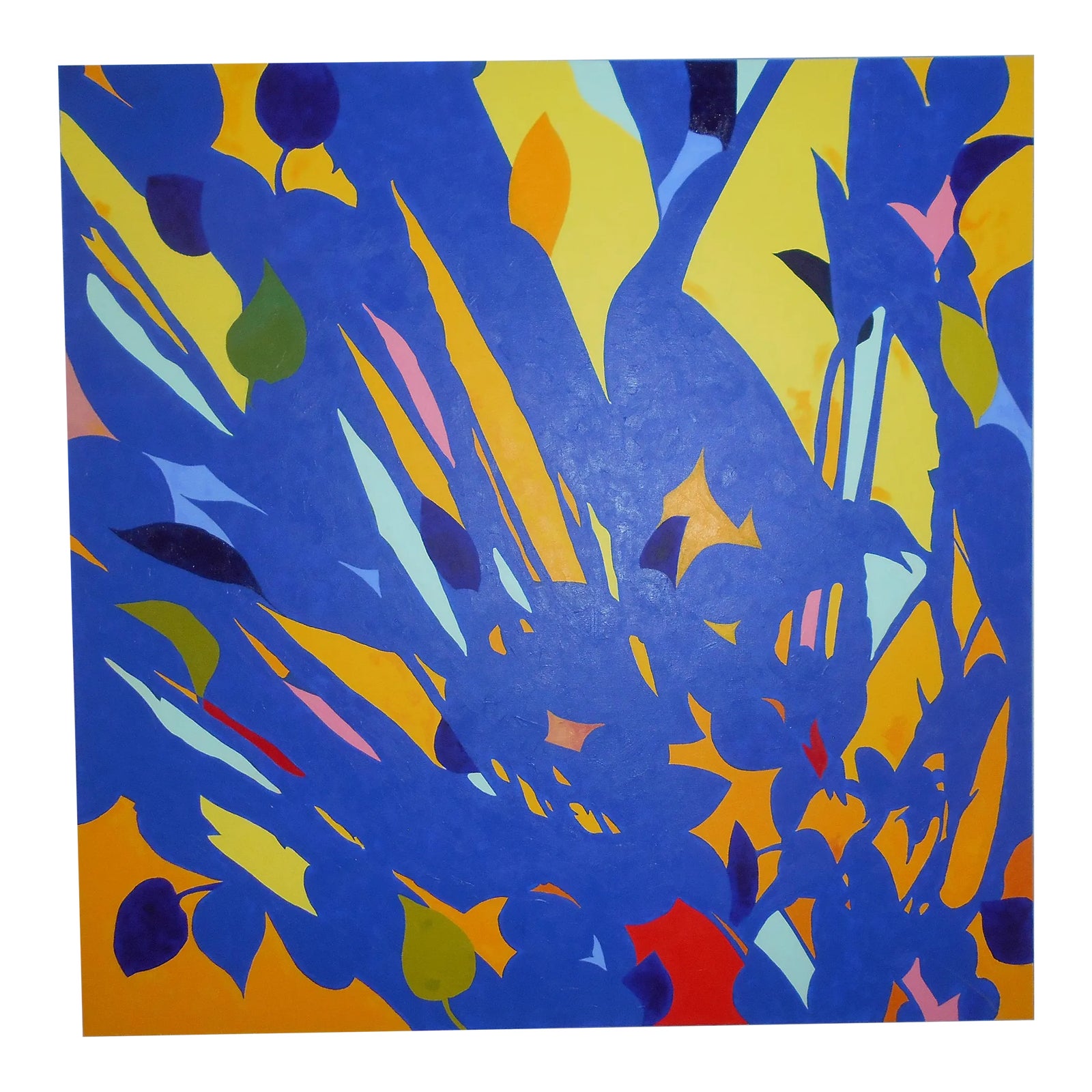 "Shadows I" 2020's Contemporary Abstract Large Format Original Acrylic ...