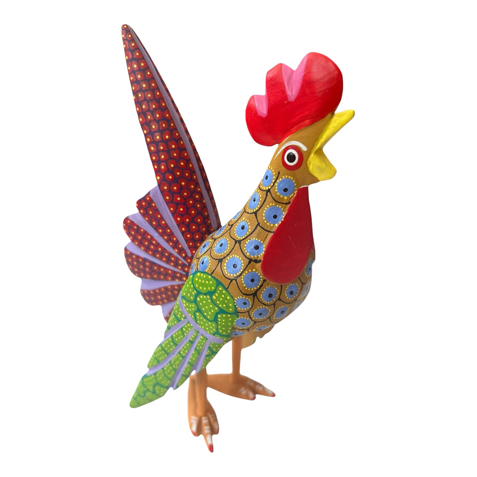 Mexican Folk Art Rooster | Chairish