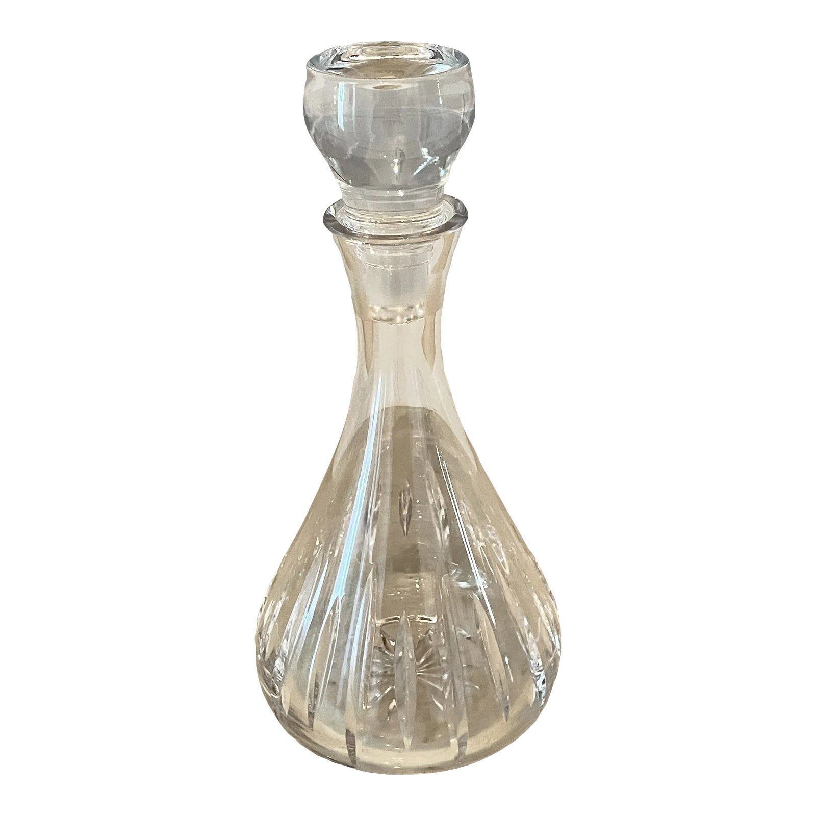 Vintage Atlantis Crystal Decanter With Stopper | Chairish