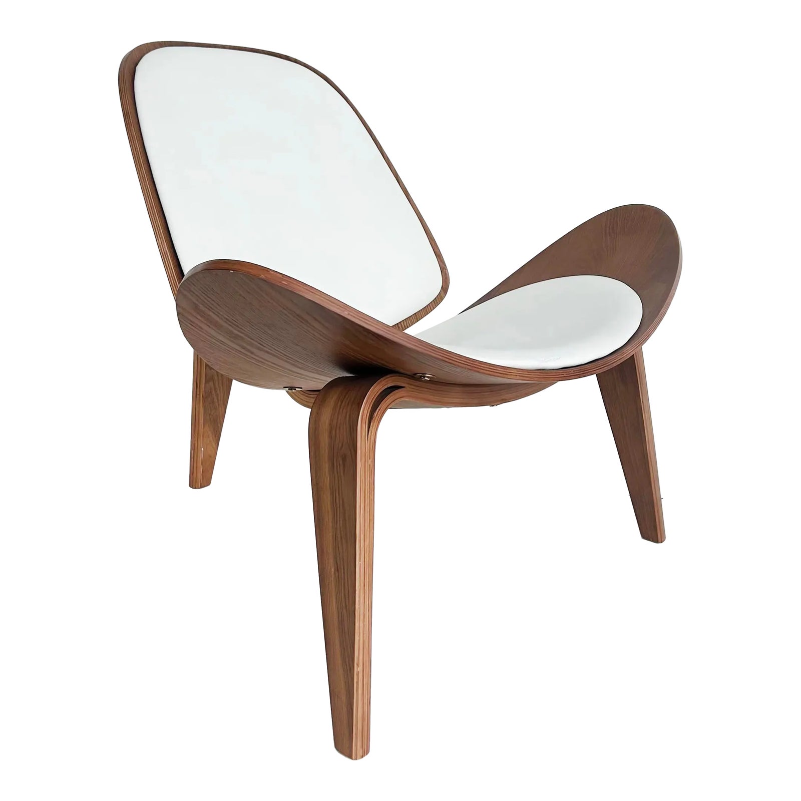 Late 20th Century Nuevo Artemis Lounge Chair, American Walnut Frame ...