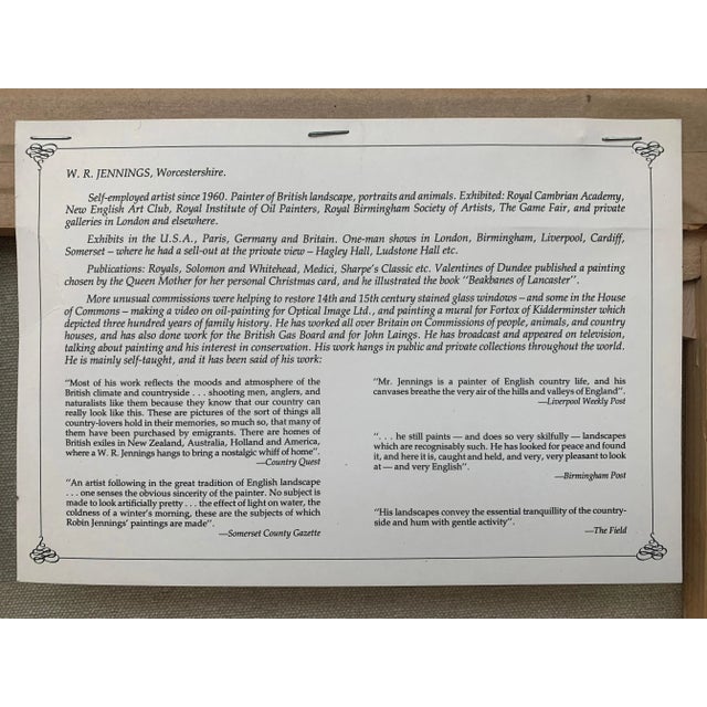 Walter Robin Jennings, Winter Gulls Original Landscape Oil Painting by ...