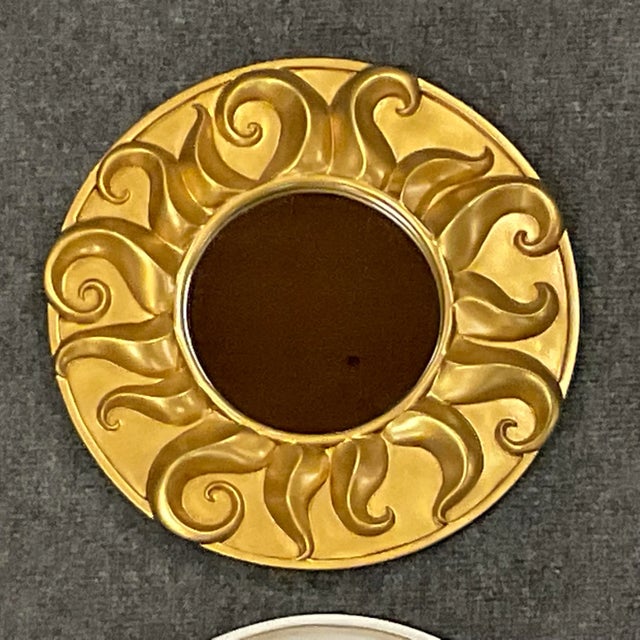 1980s Post Modern Boho Chic Sun & Moon Wall Mirrors - a Pair. | Chairish