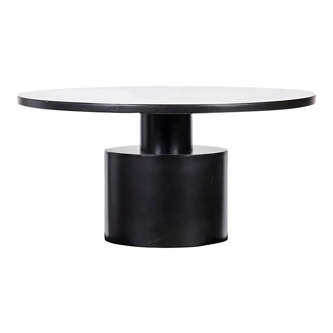 Marlow Dining Table, Black Metal | Chairish