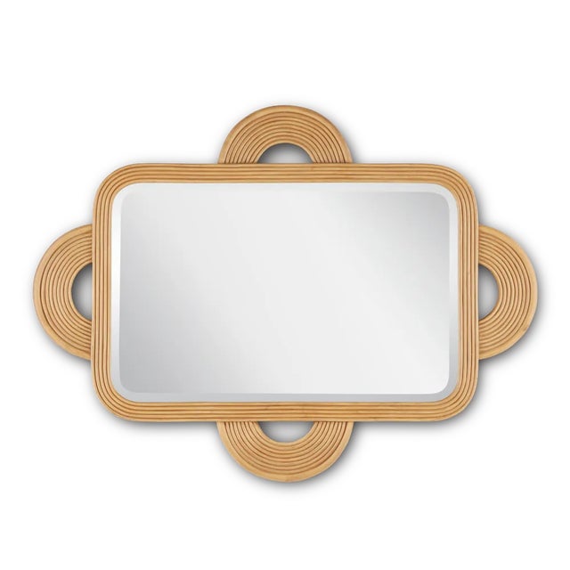 Currey & Company Santos Sea Sand Rectangular Mirror | Chairish