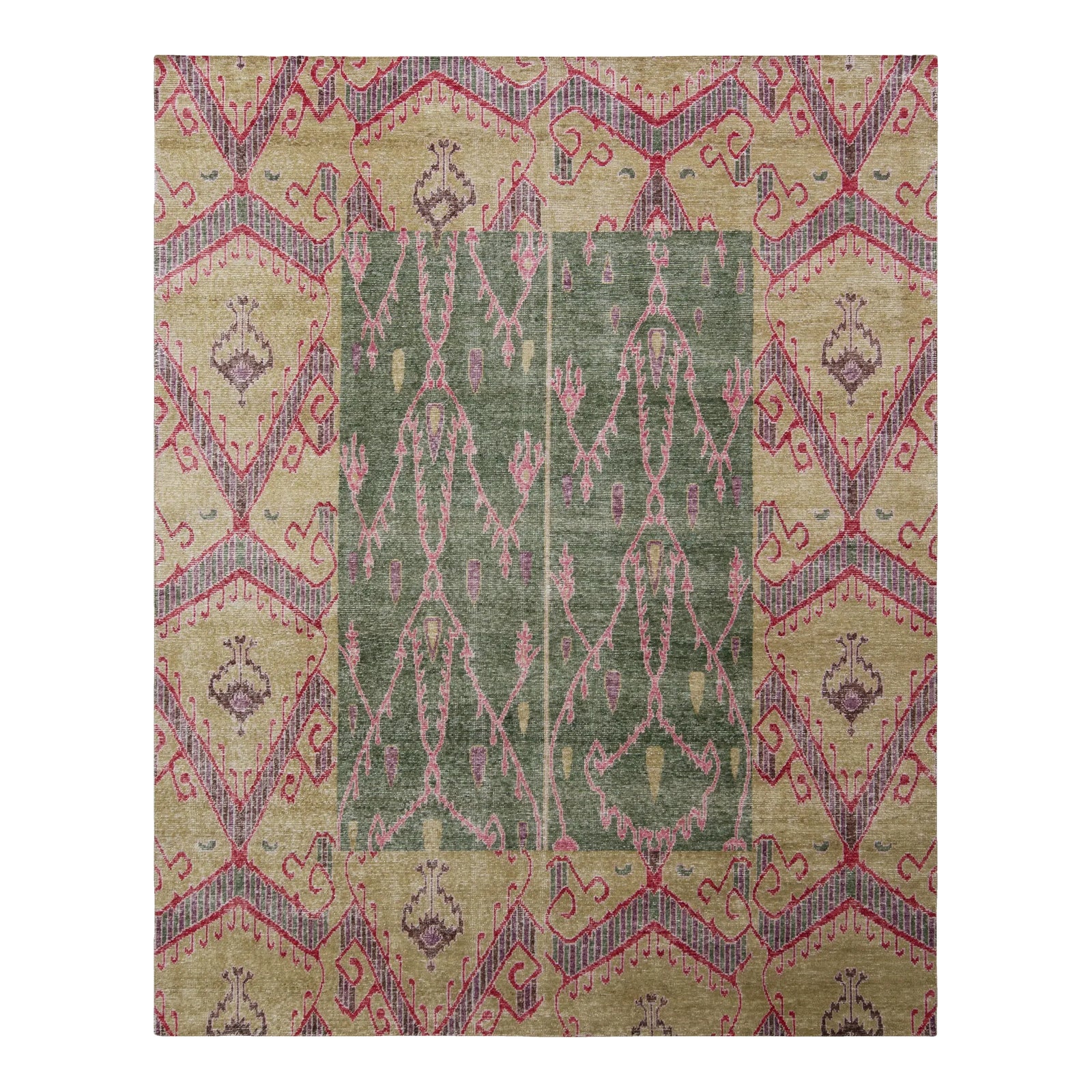 Rug & Kilim’s Oversized Mira Rug in Green, 12x14 | Chairish