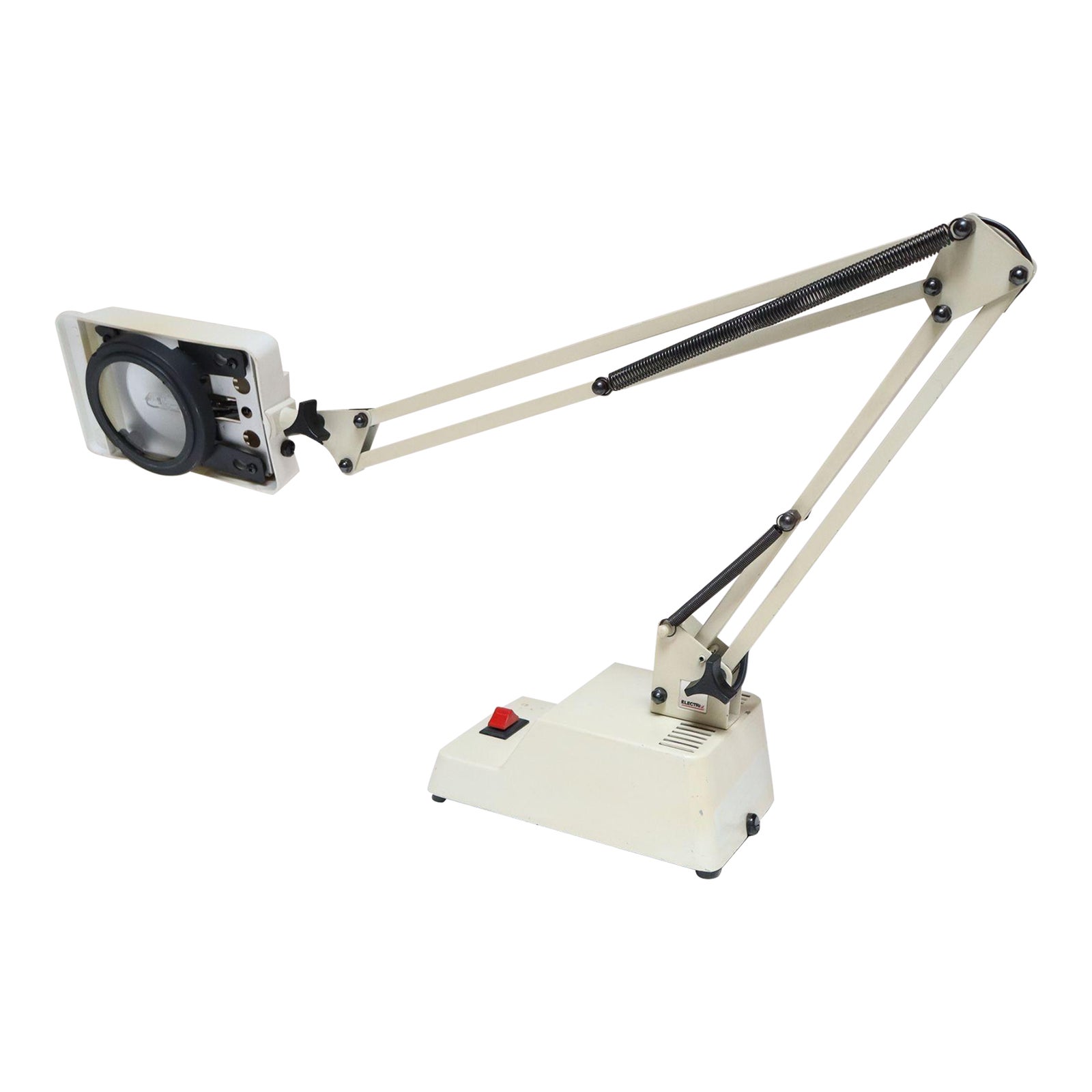 Vintage Off-White Adjustable Articulating Task / Desk Lamp by Electrix ...