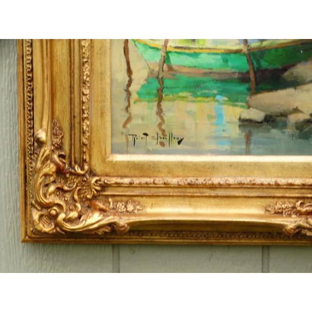 Impressionism Oil Painting, Robert Chailloux (1913-2006) Martigues ...