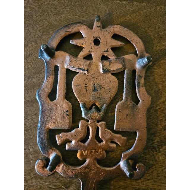 Vintage Cast Iron Wilton Trivet | Chairish
