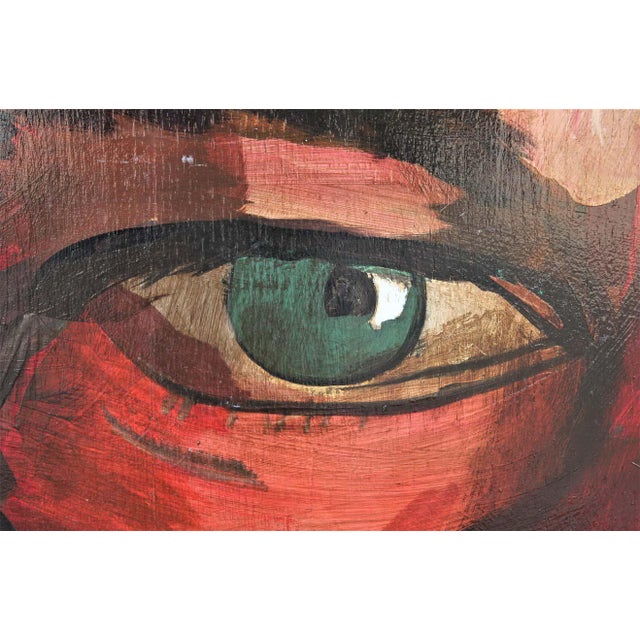 2007 Contemporary Realist Chuck Close Style Magnified Self Portrait ...