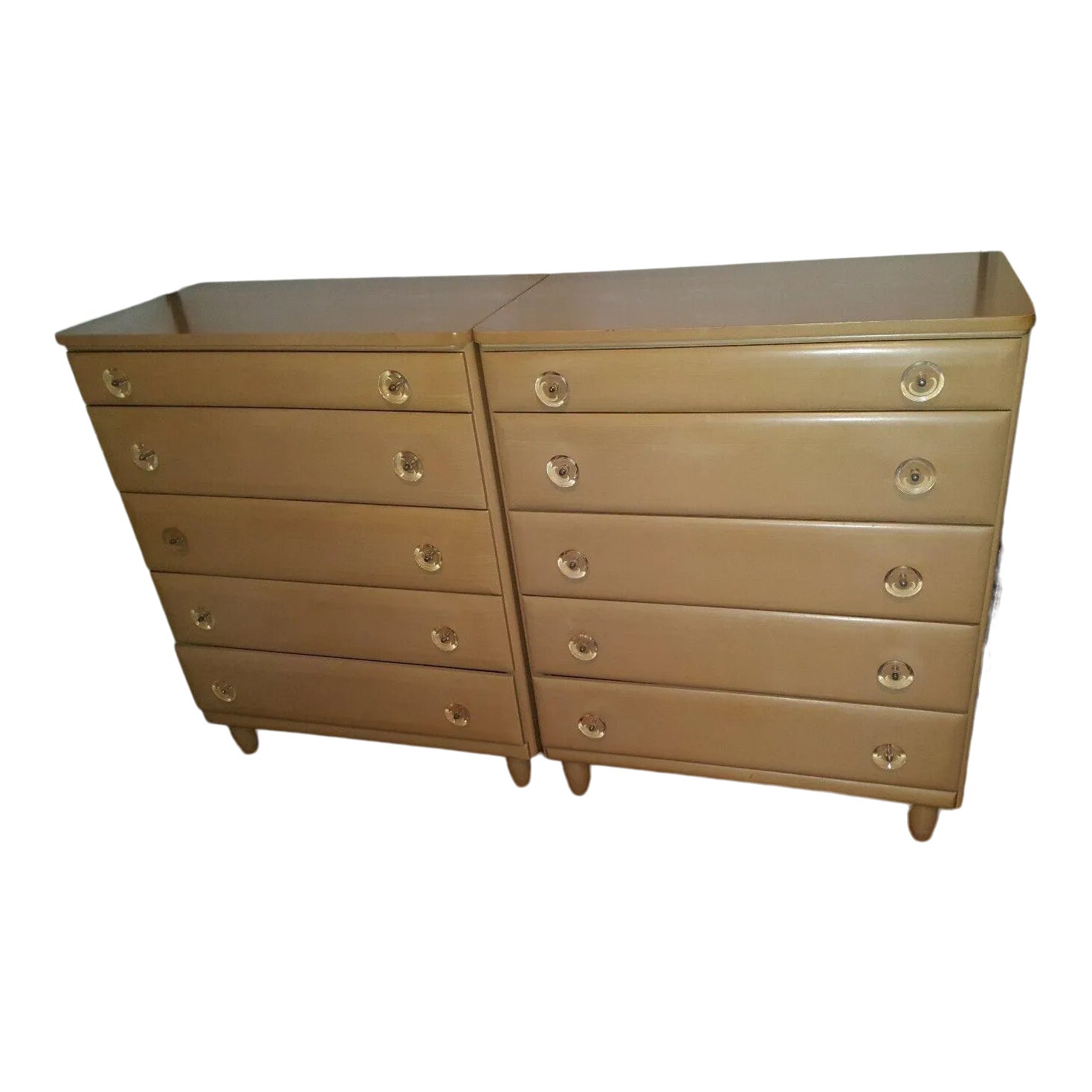 1960s Drexel Henredon Florida Furniture Luther Draper Chests - Set of 2 ...