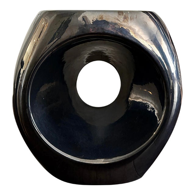 Indoor Outdoor Modern Organic Geometric Circle Duffy Optic Ceramic ...