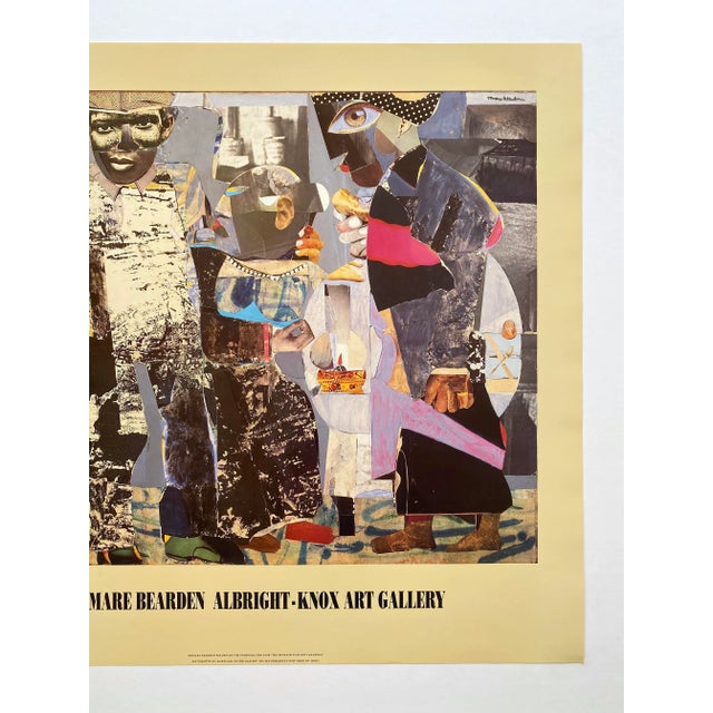 Romare Bearden Vintage 1991 Lithograph Print Museum Poster " Return of ...