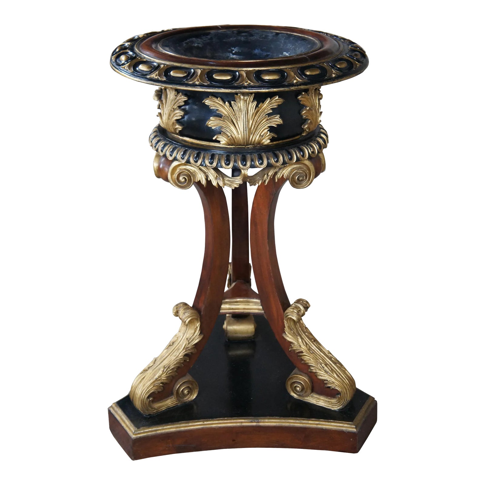 Late 19th Century Scottish Regency Parcel Gilt Ebonized Mahogany ...