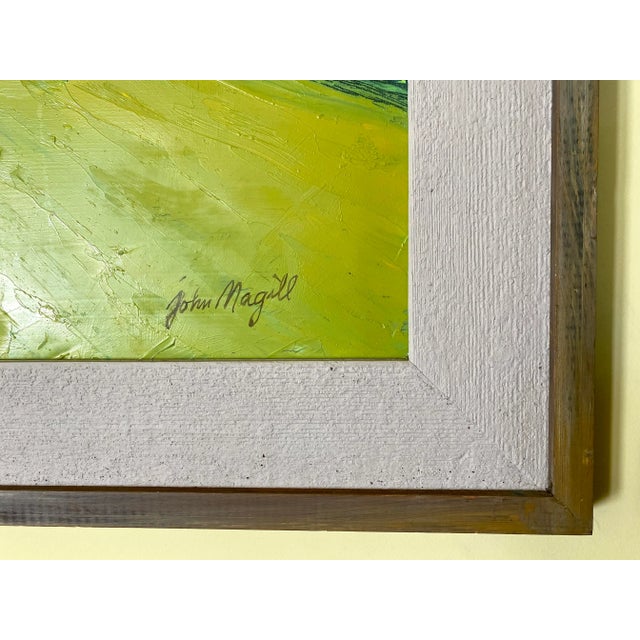 John Magill Oil Painting on Masonite " Summer #17 " | Chairish