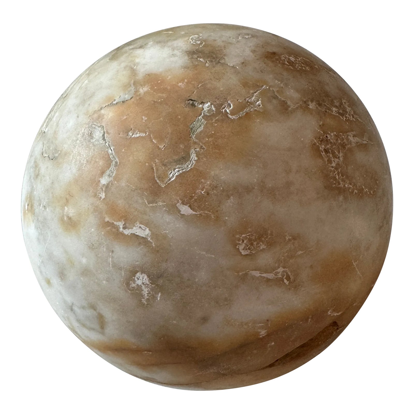 Vintage Decorative Marble Sphere | Chairish