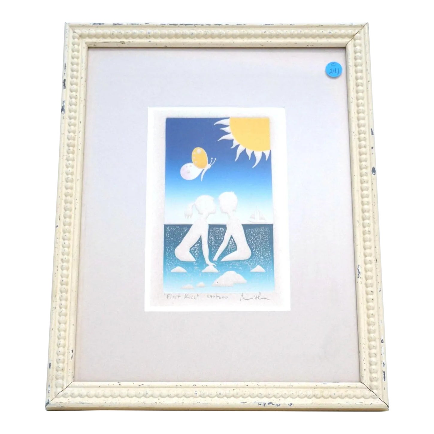 20th Century Vintage Color Intaglio Etching | Chairish