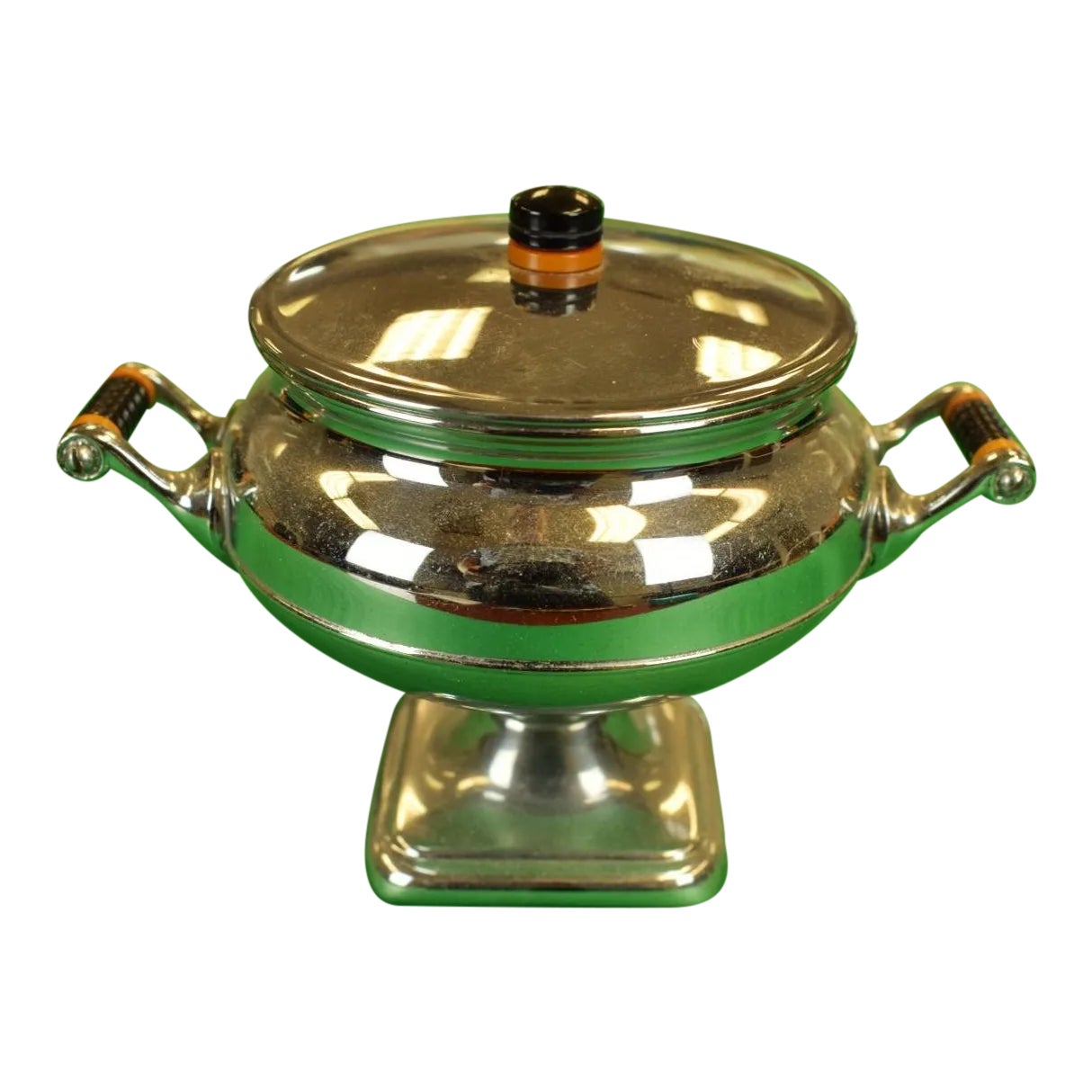 1950s Vintage Manning-Bowman Coffee Percolator & Sugar Cube Dish | Chairish