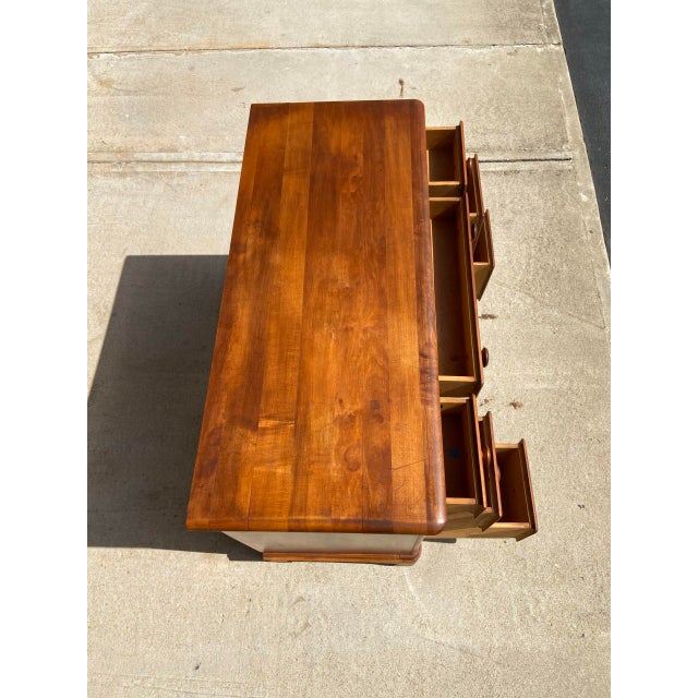 Solid Maple Kneehole Desk by Kling | Chairish