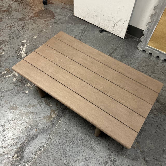 Restoration Hardware Mario Ruiz Mesa Teak Rectangular Coffee Table | Chairish
